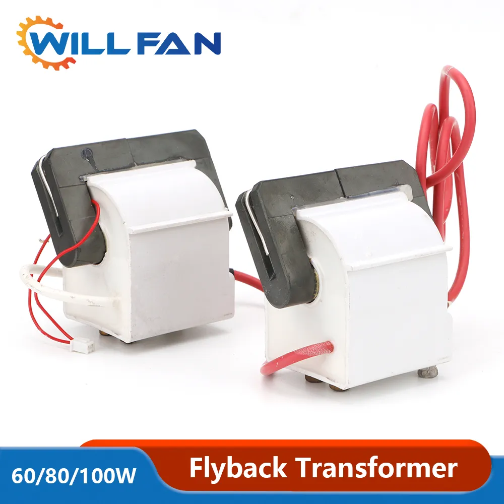 High Voltage Ignition Coil Transformer for CO2 Laser Engraving/Cutting 60-100W - Shop Now! from ...