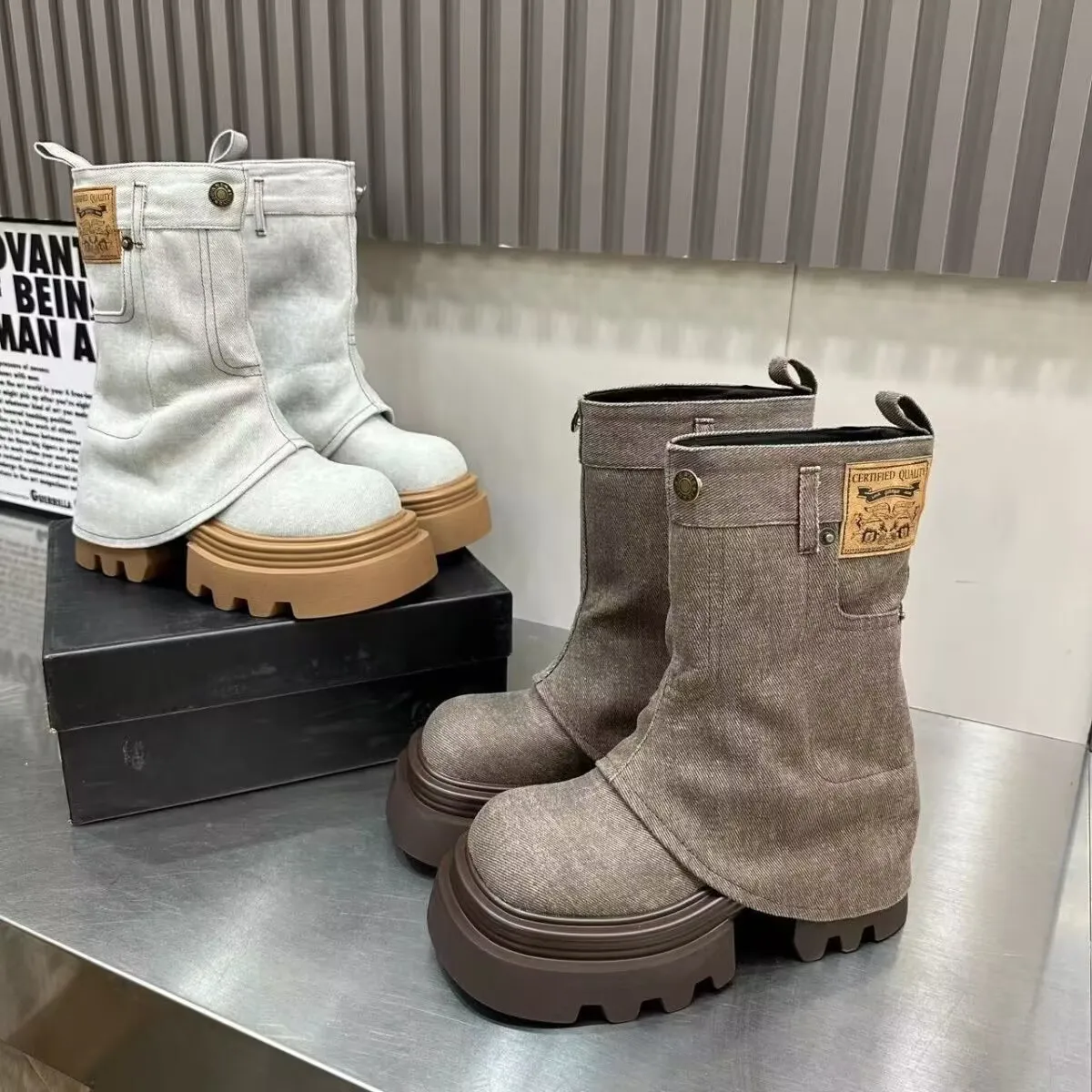 Women Fashion Boots:Niche Design Korean Version... From Superhouse00 ...