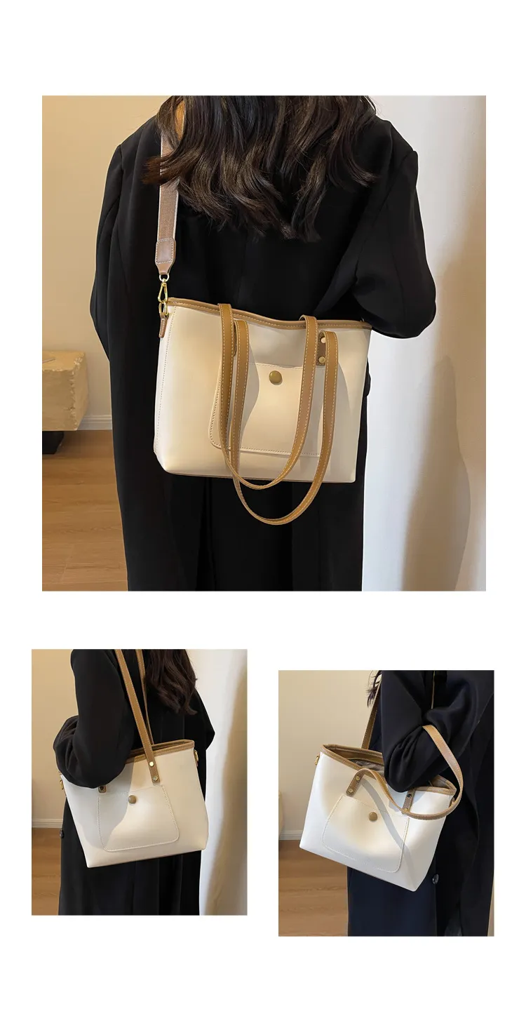 Large Capacity Drawstring Shoulder Bag - Versatile Crossbody Messenger ...