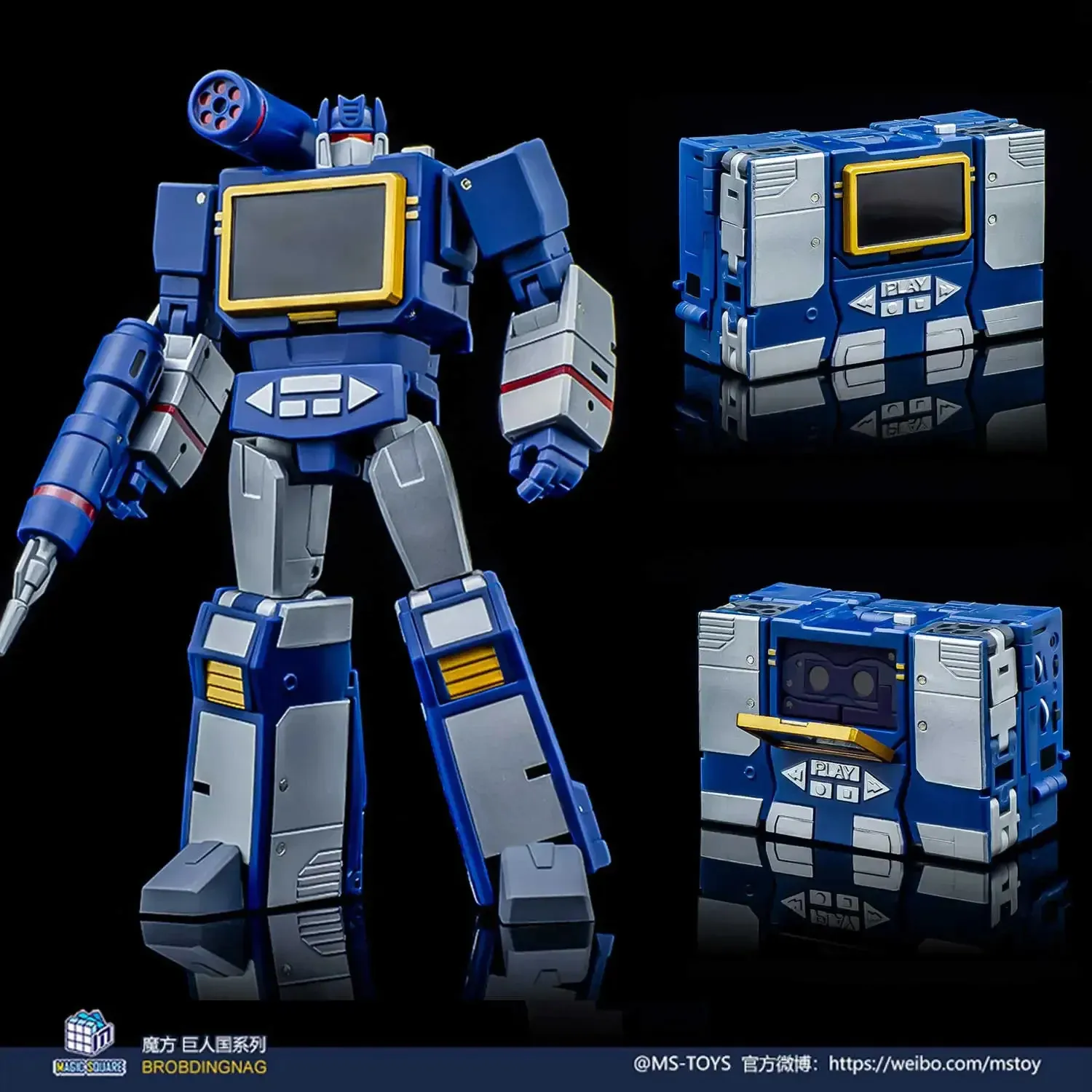 MagicSquare Transformation MS B27S B28A Soundwave Tapes Team Mini ...