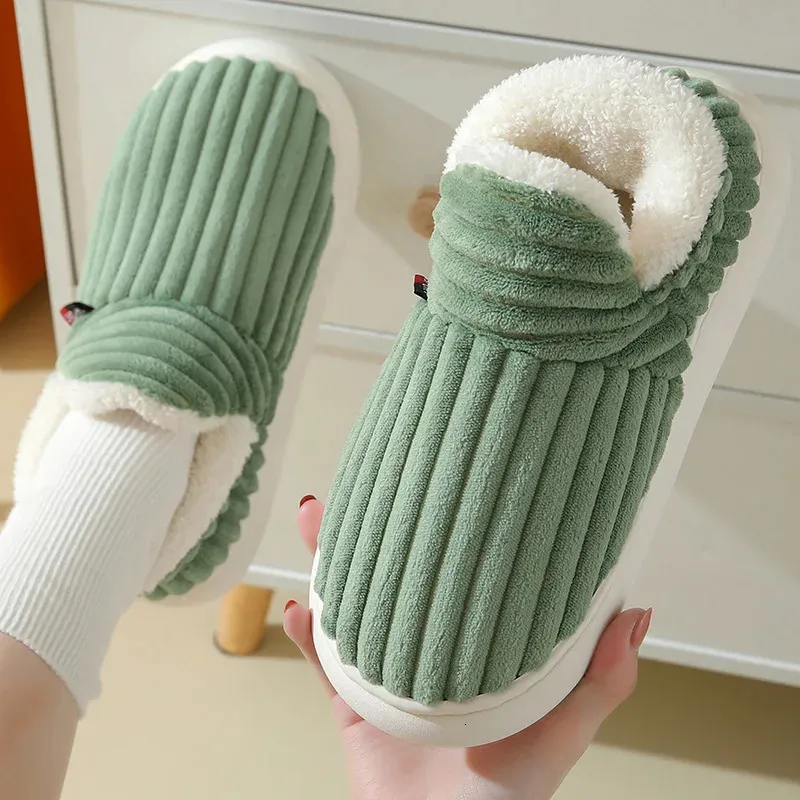 Women's Fuzzy Winter Slippers - Warm Plush Indoor Slides with Soft ...