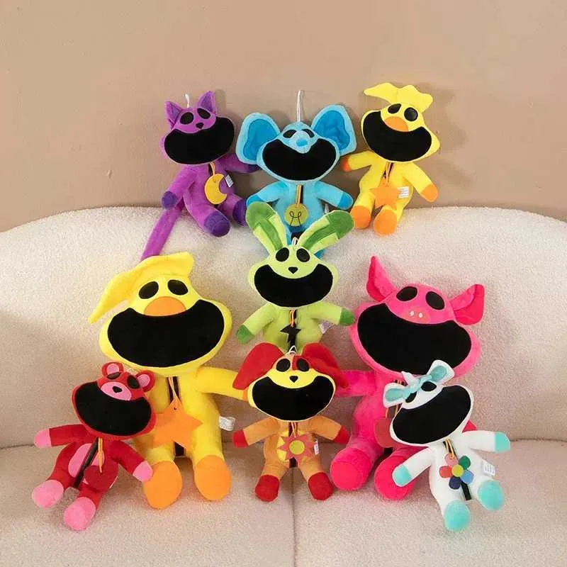 Kawaii Smiling Critters Beaker Plush Doll 25/35cm Perfect Catnap And ...