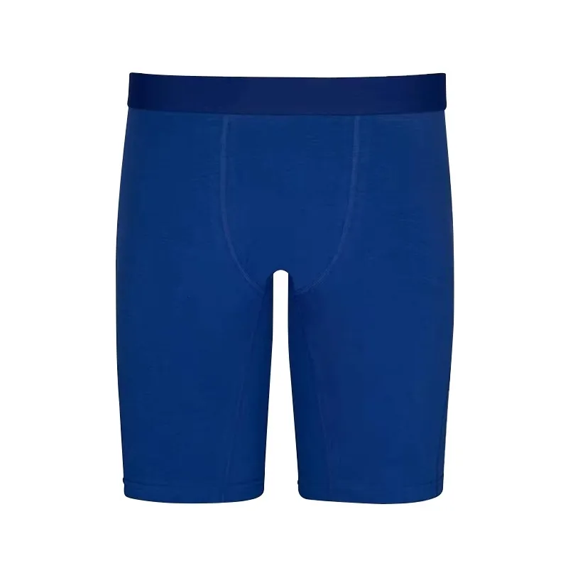 Breathable Cotton Tight Boxers For Men Extended Sports Underwear With ...