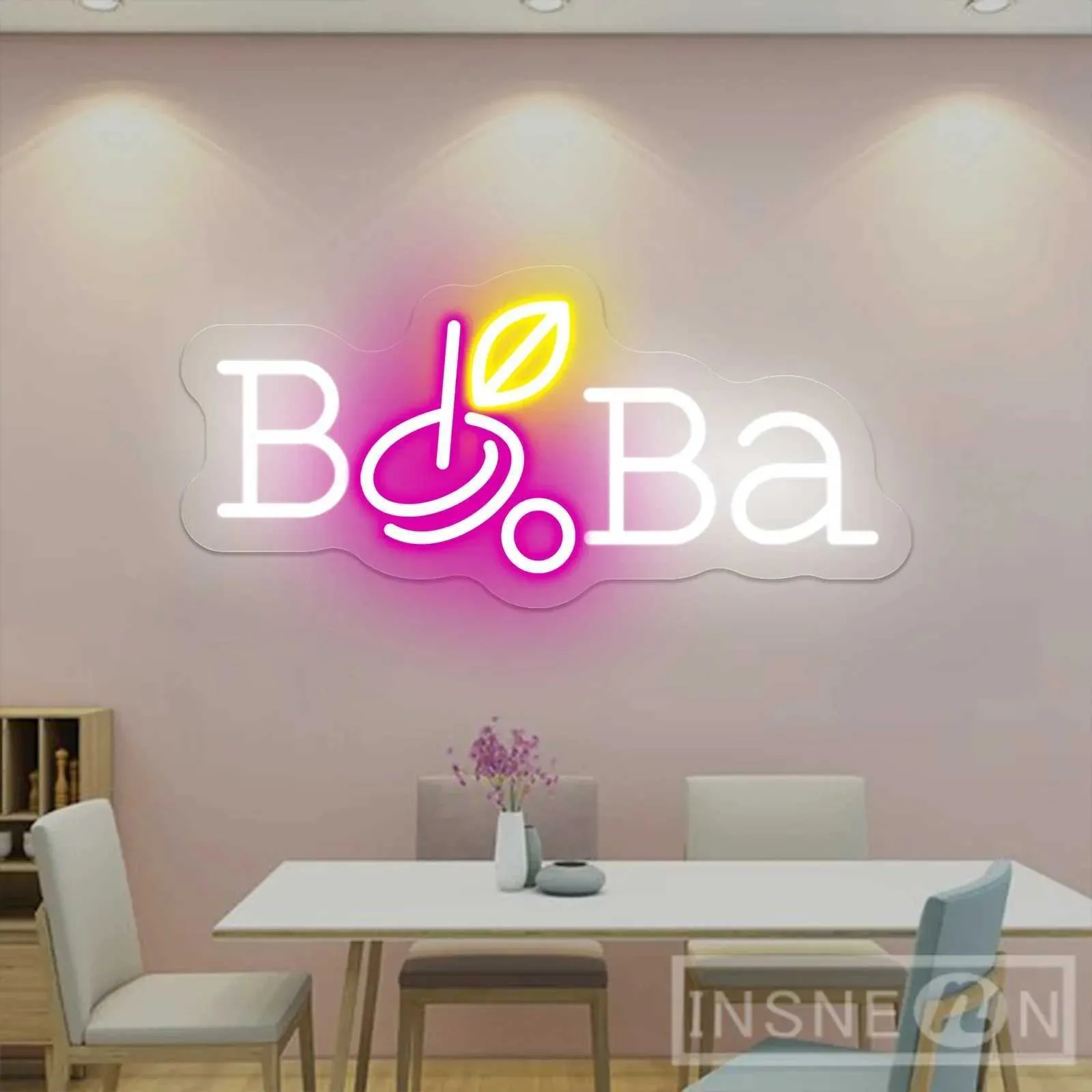 RGB Bubble Tea Neon Light Sign, LED Boba Tea Shop... From Honey_fruit ...