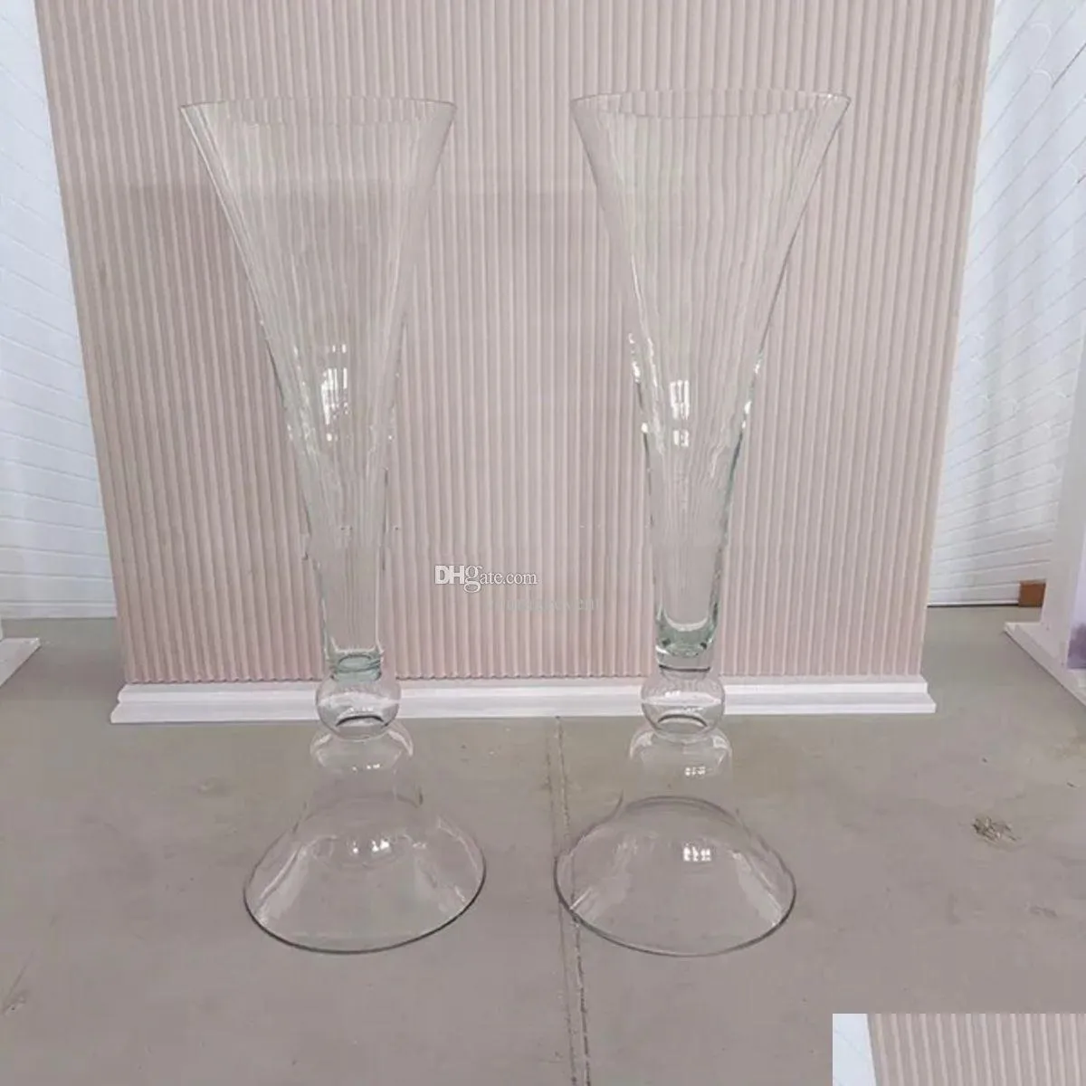 Clear Glass Flower Stands for Wedding Centerpieces - Display Stand for ...