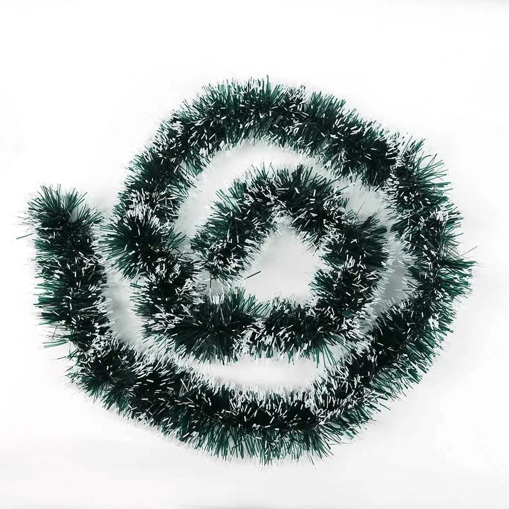 20 Pack Christmas Green Cane Ribbons Garland for Tree Hanging ...