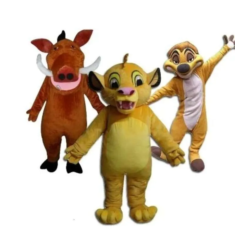 Lion King Simba Timon Pumbaa Kangaroo Mascot Suit For Adults Perfect ...