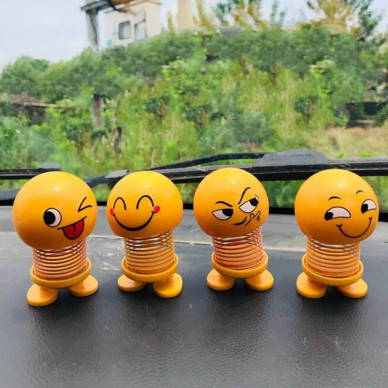 Creative Shake Head Doll Funny Car Decoration Ornament Small Indoor Toy ...
