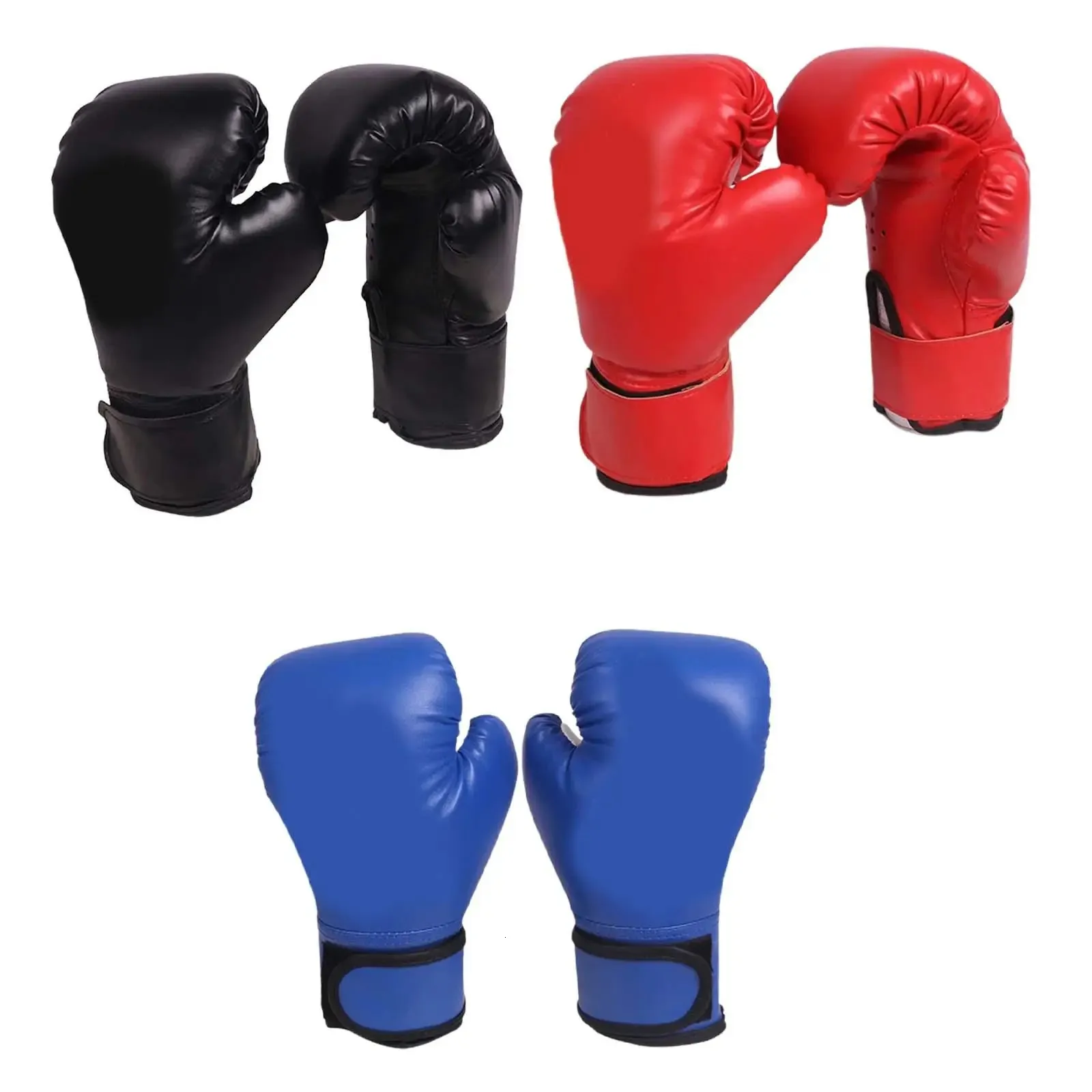 Kids Boxing Gloves Set - Premium PU Leather Sparring Gloves for ...