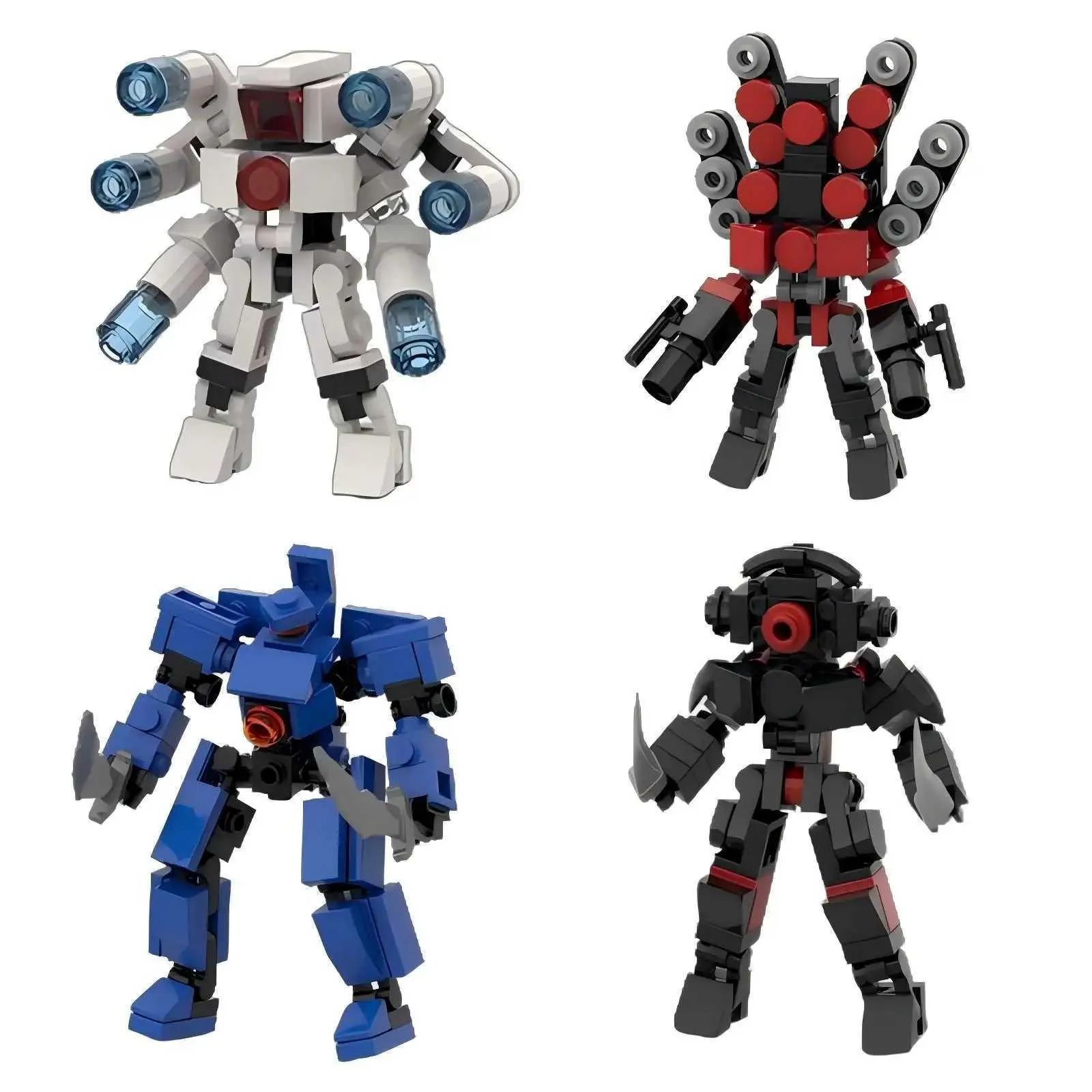 Transformable MOC Exoskeleton Okk Robot Building Toys Mini Assembled ...