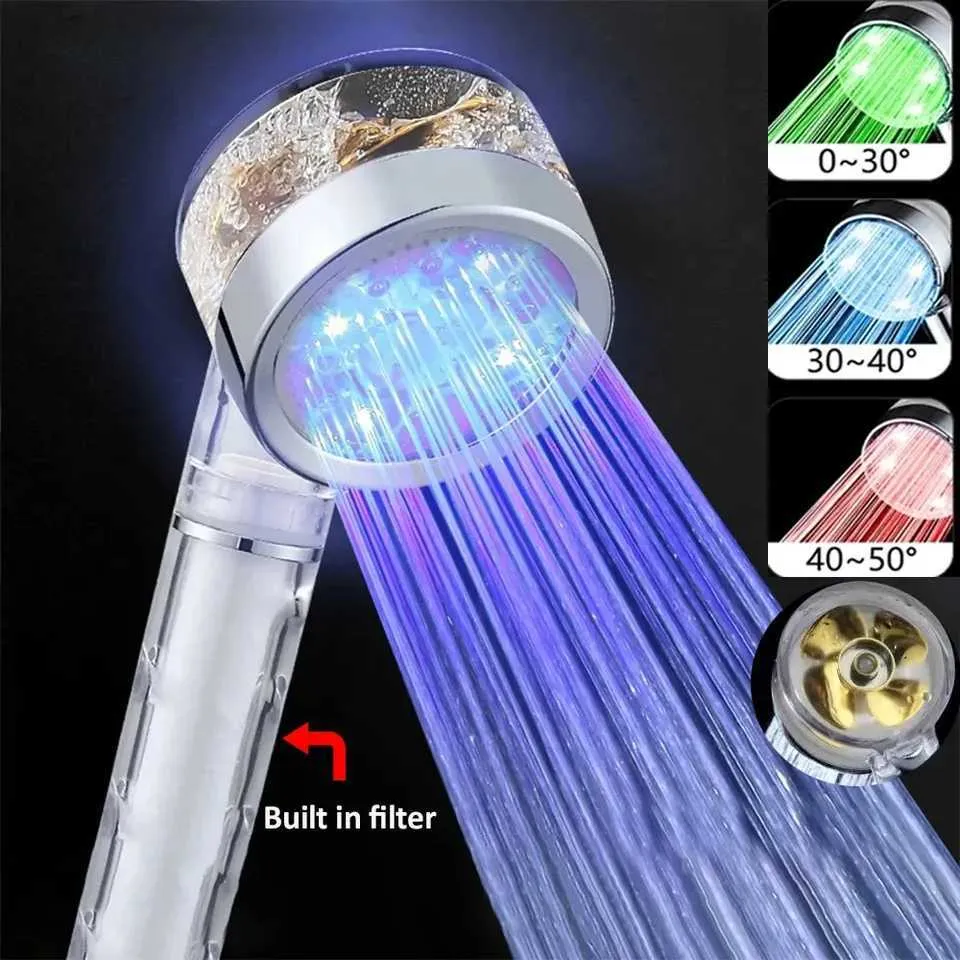 M241030 LED Temperature Sensor Shower Head With... From Madly_in_love ...