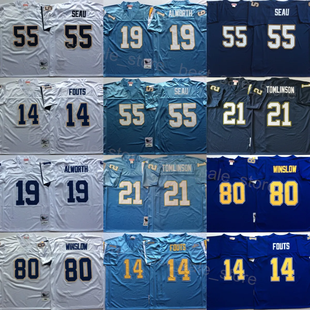 Retro Football Chargers Jersey: 1987/1984 Throwback Style Featuring ...