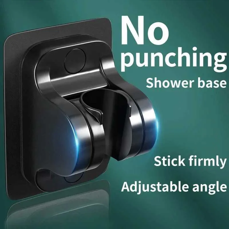 Adjustable Perforated shower curtain brackets with...
