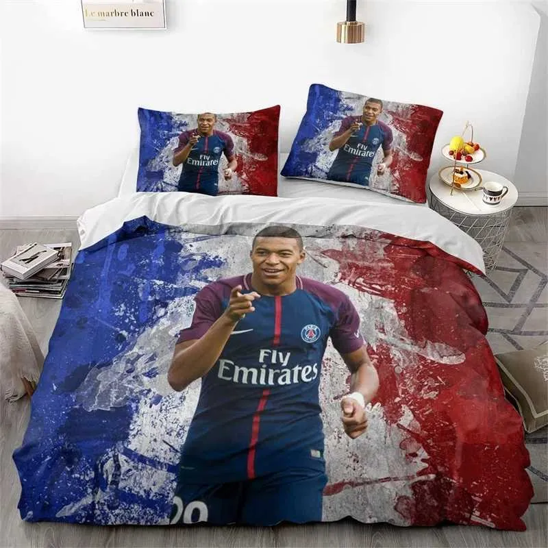 Football Star Kylian Mbappe Bedding Cartoon... From Happy_dust, $14.31 ...