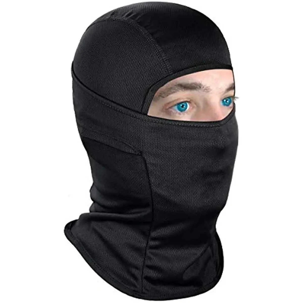 Mens Balaclava Full Face Mask Lightweight Breathable Fabric For Cold ...