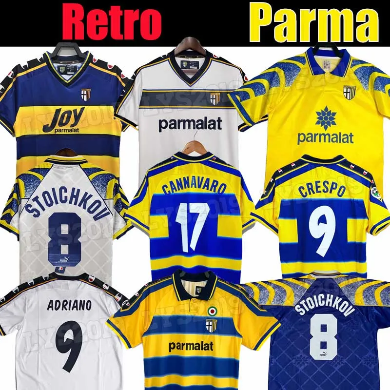 Parma Calcio Retro Soccer Jerseys Vintage Football Shirts Featuring ...