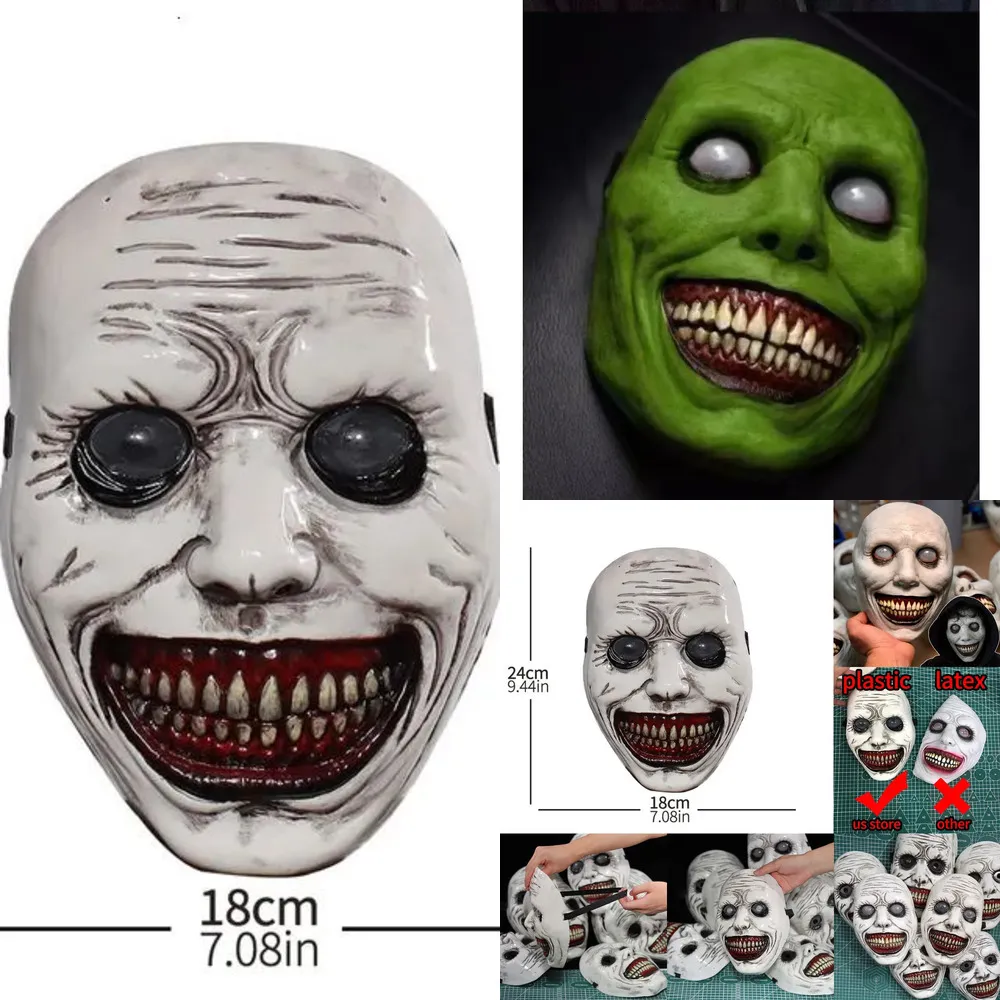 Horror The Exorcist Smig Face Demon Mask: Creepy Plastic Halloween ...