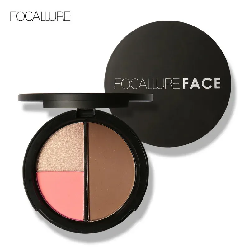Blush Bronzer And Highlighter Palette All In One Face Sculpting Makeup ...
