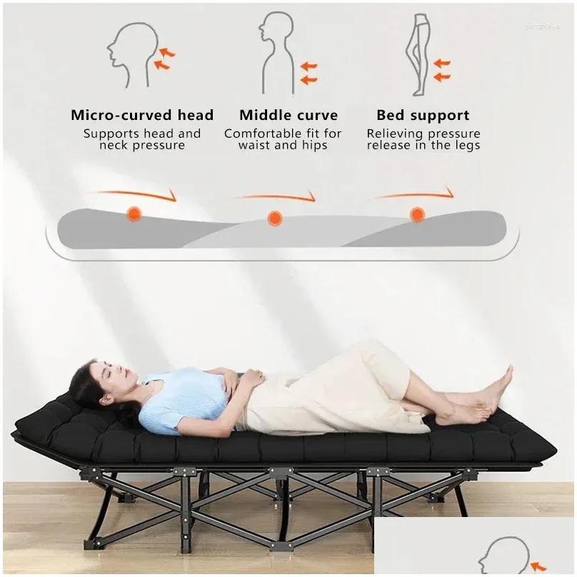 Ultra Light Folding Camp Bed Portable, Multifunctional, Self Driving ...
