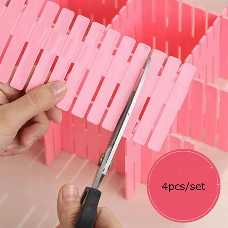 Adjustable Plastic Grid Drawer Deutsch Dividers For DIY Home Storage ...