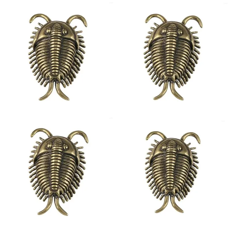Cambrian Brass Trilobite Brass Figurines Mini Collectible Statue For ...