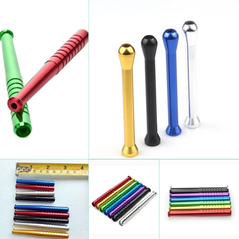 Metal One Hitter Pipe 55mm/70mm/78mm Metal Smoking Accessories, Snuff ...