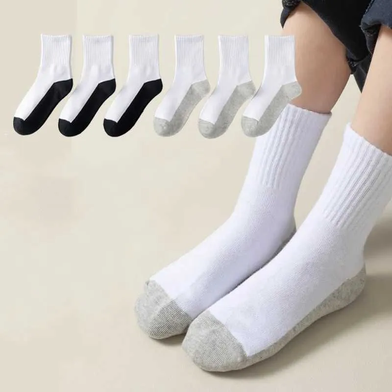 Cotton Blend Youth Boys Socks: Soft, Durable Sports Socks for Kids Ages ...