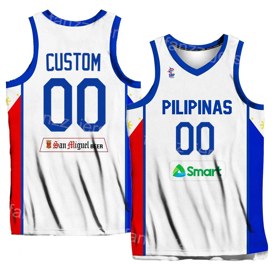World Cup 2024 Basketball Philippines Jersey, CLARKSON, RAMOS, FAJARDO ...