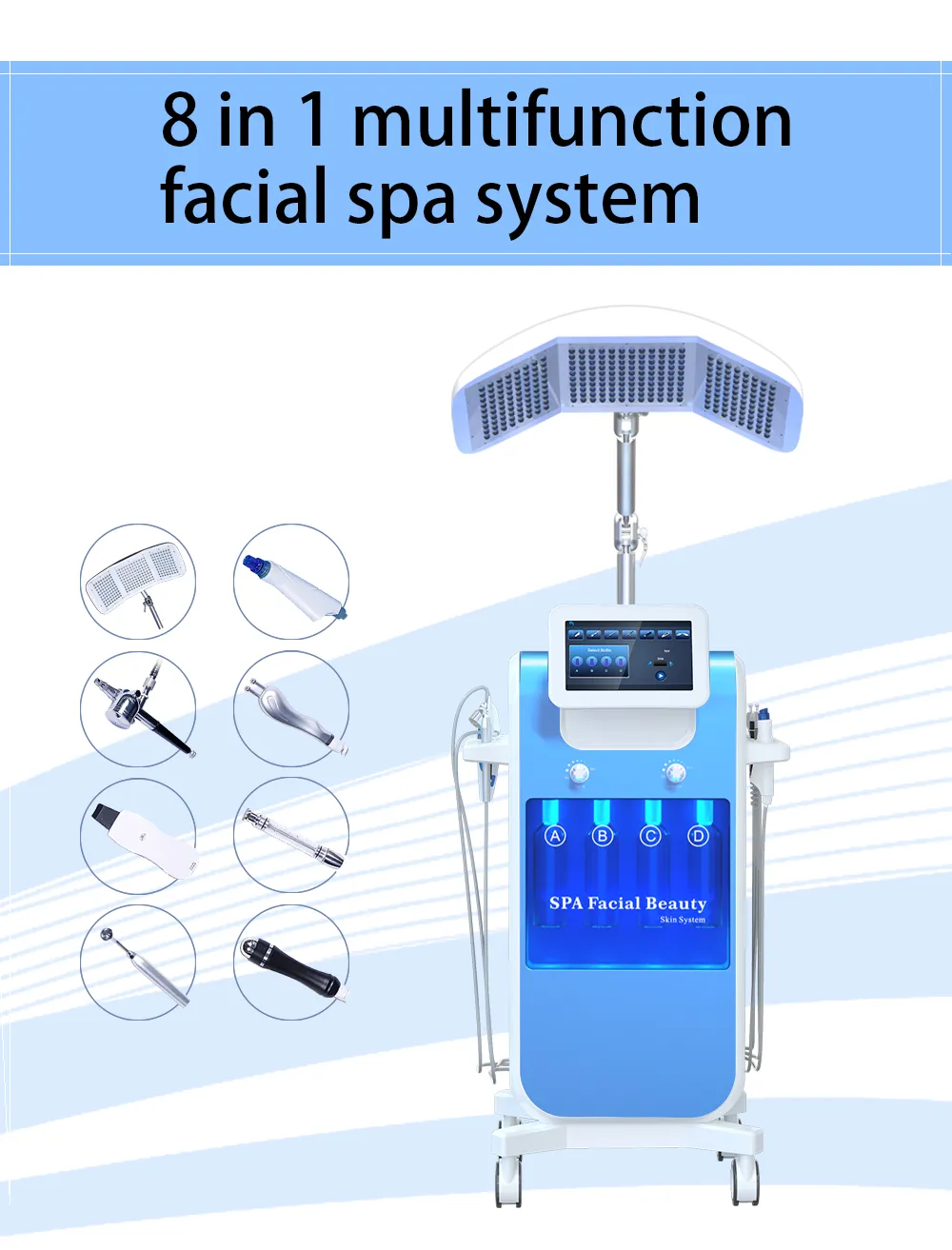 Photodynamic Pdt Led Light Therapy Whitening O2 Oxy Aqua Facial Jet ...