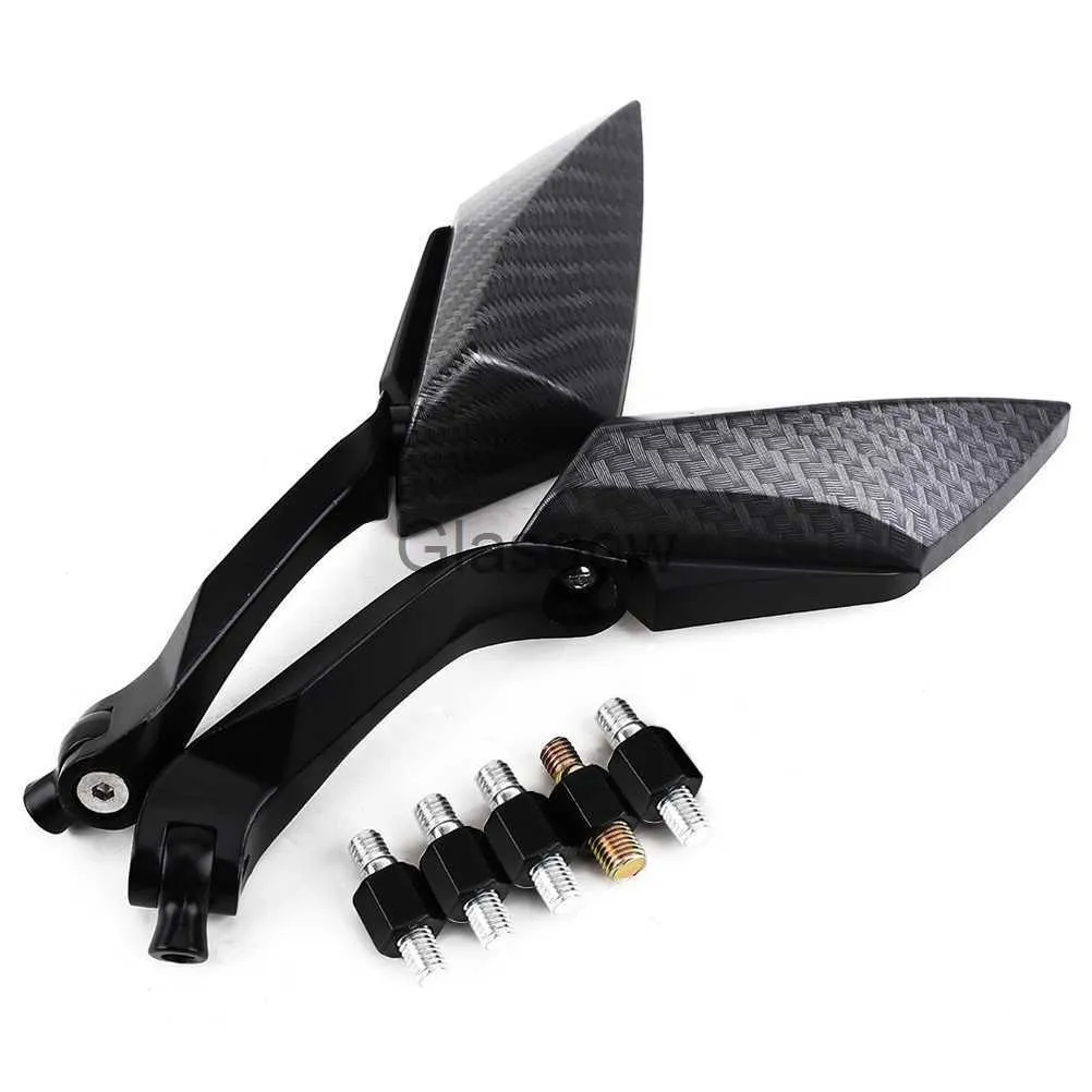 Universal Motorcycle Mirrors - Snake Design, Adjustable View, Cool ...