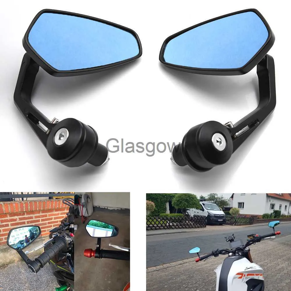 Motorcycle Mirrors: Aluminum Alloy 7/8'' 22mm Rear View Bike Rear ...