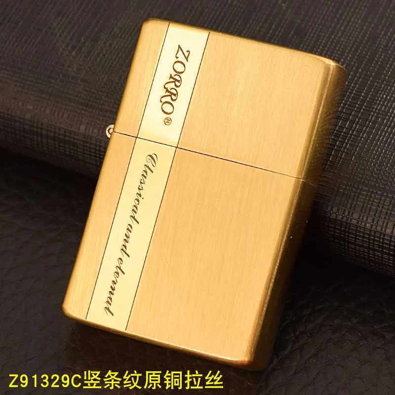 ZORRO Mens Ultra Thin Kerosene Lighter Windproof Eco Friendly Fire ...