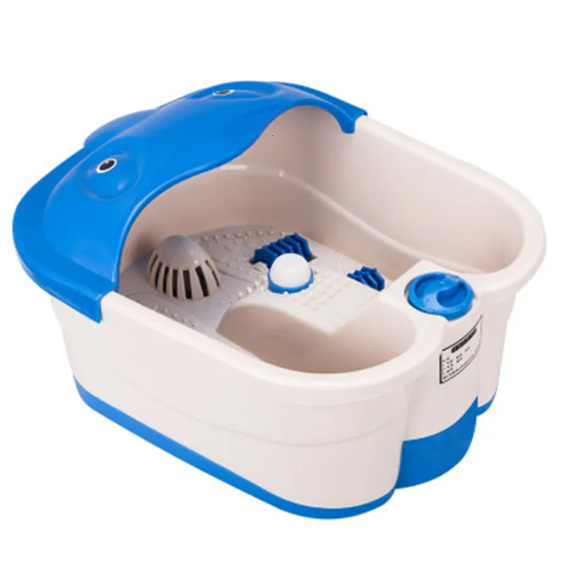 Blue Plastic Foot Massager Advanced Home Medic Foot Spa Apparatus For ...