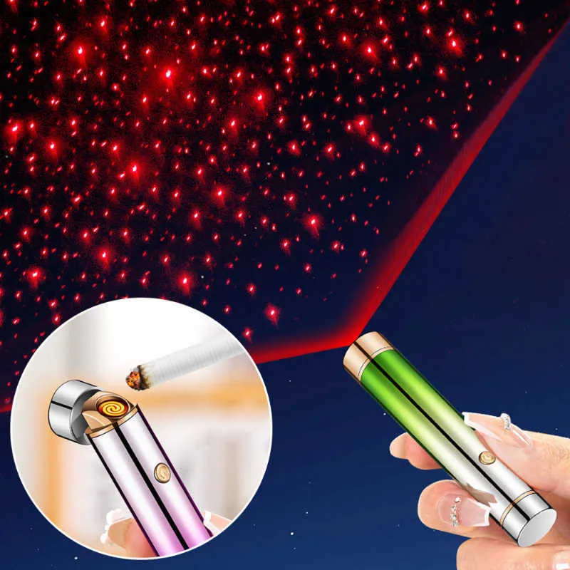 DHgate.com:Romantic Projection Mini USB Charging Lighter Windproof ...