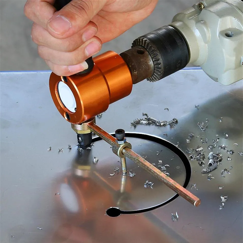 Cortadora De Metal Para Taladro Metal Cutter Drill Attachment - Turns ...