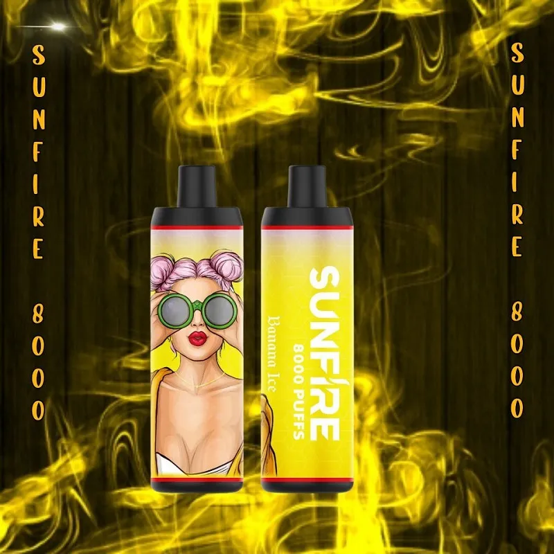 Original Sunfire 8000 Puffs Disposable Vape Pen E Cigarette With