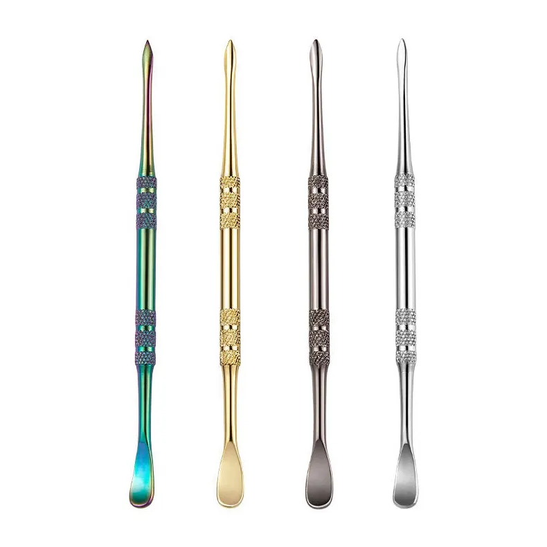 Smoking Dry Herb Oil Rig Dabber Scoop Tip Straw Spoon Portable Stick ...