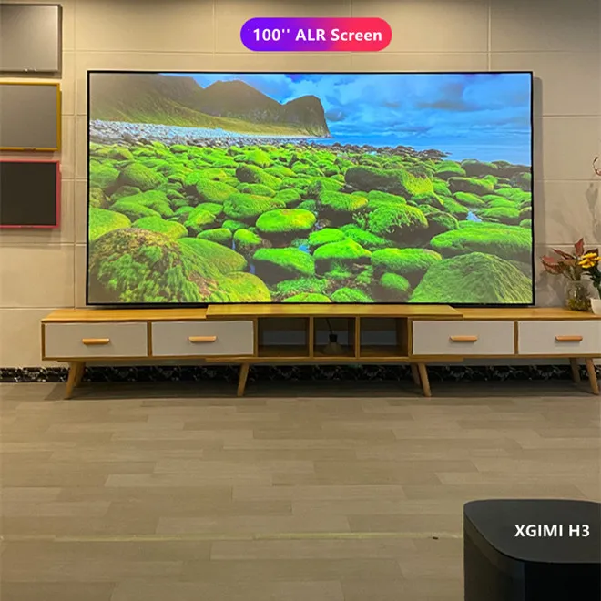 8K Projector Screen Indoor: High Resolution Anti Light 3D Screen For ...
