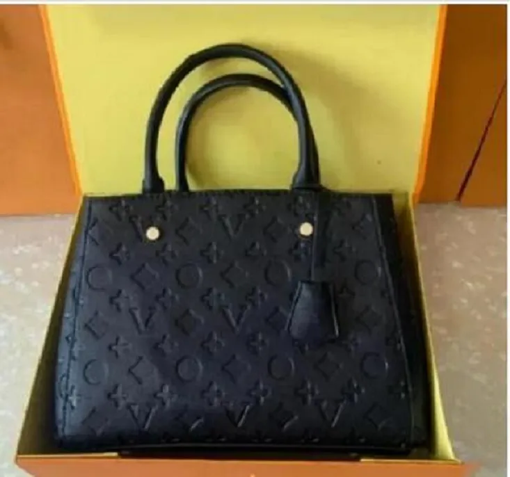 Embossed Leather Handbags Classic Fashion Handbags Tote: Elegant ...