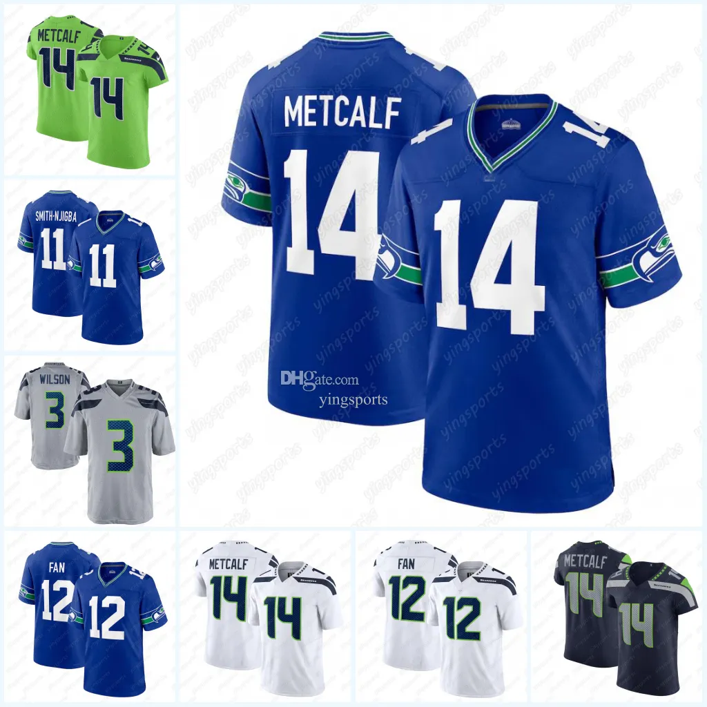 14 DK Metcalf Football Jerseys Featuring Jaxon Smith-Njigba, Fan Lock ...