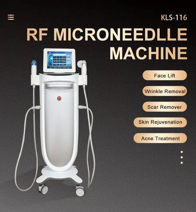 Portable Gold Fraction RF Microneedling Machine With CE Approved ...