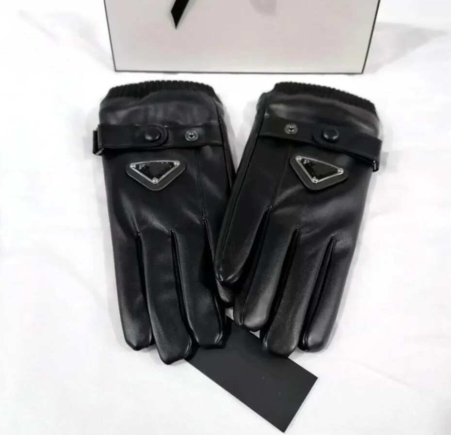 Autumn Solid Color Touch Screen Gloves for Men and Women, European ...