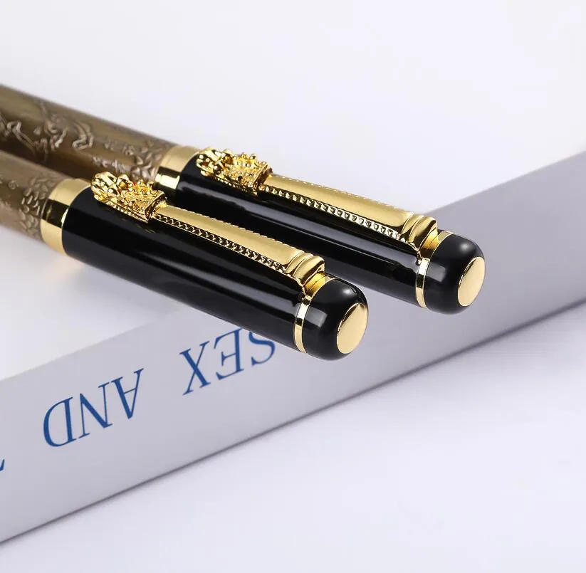 DHgate.com:Eight Jun Figure Signature Pen Leading Business Gift Bronze ...