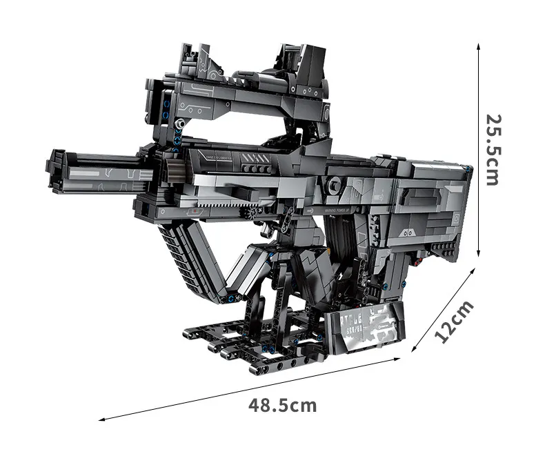 Build Block Toy Gun Model, Airsoft Electric Gun Model Kit, Soft Bullet ...