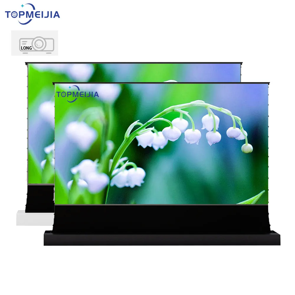 72 Motorized ALR Floor Rising Projector Screen - 8K Ready, Ambient ...