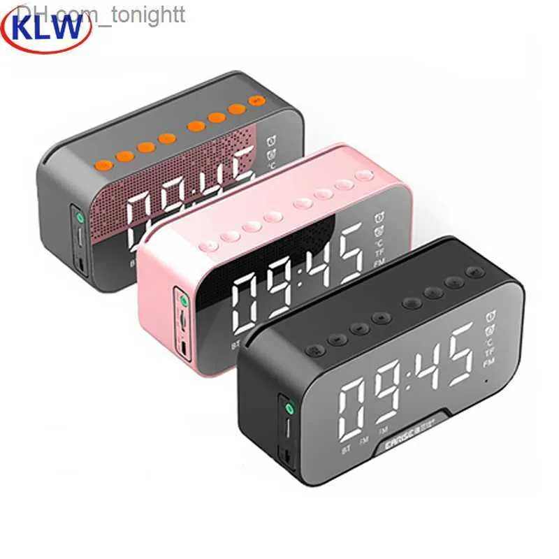 Bluetooth Speaker Alarm Clock KLW 3 In 1 Wireless Speaker With FM Radio ...