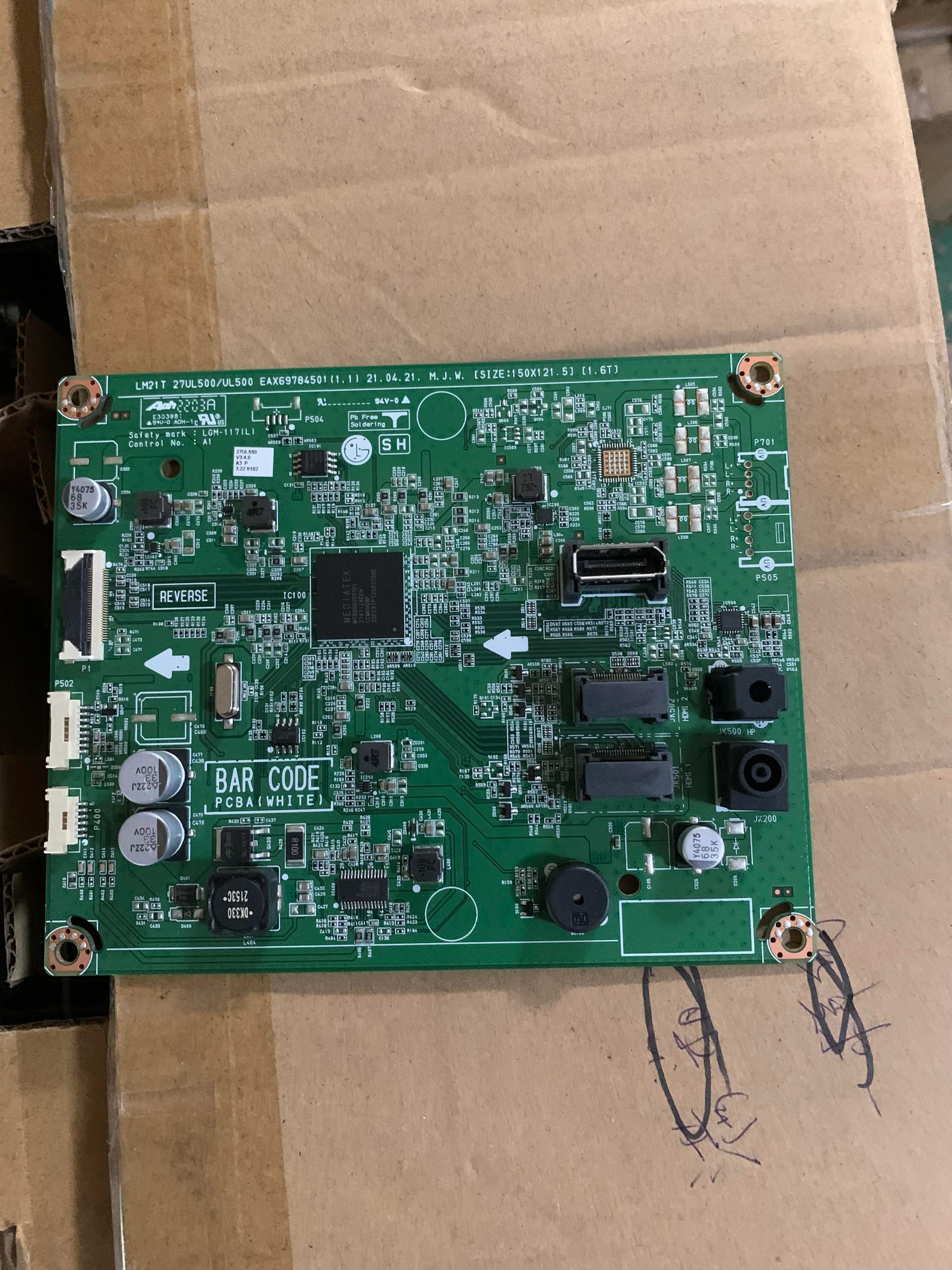 DHgate.com:Original LG 27UL550 27UL500 27UK580 EAX69784501(1.1 ...