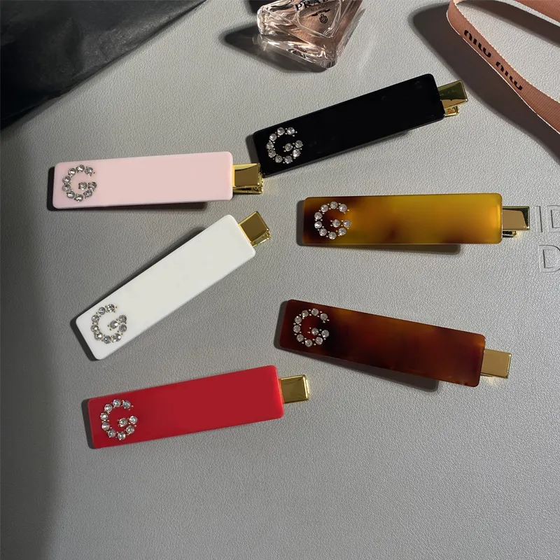 Sparkly Crystal Letter Hair Clip Women Fashion Letter Barrettes For ...