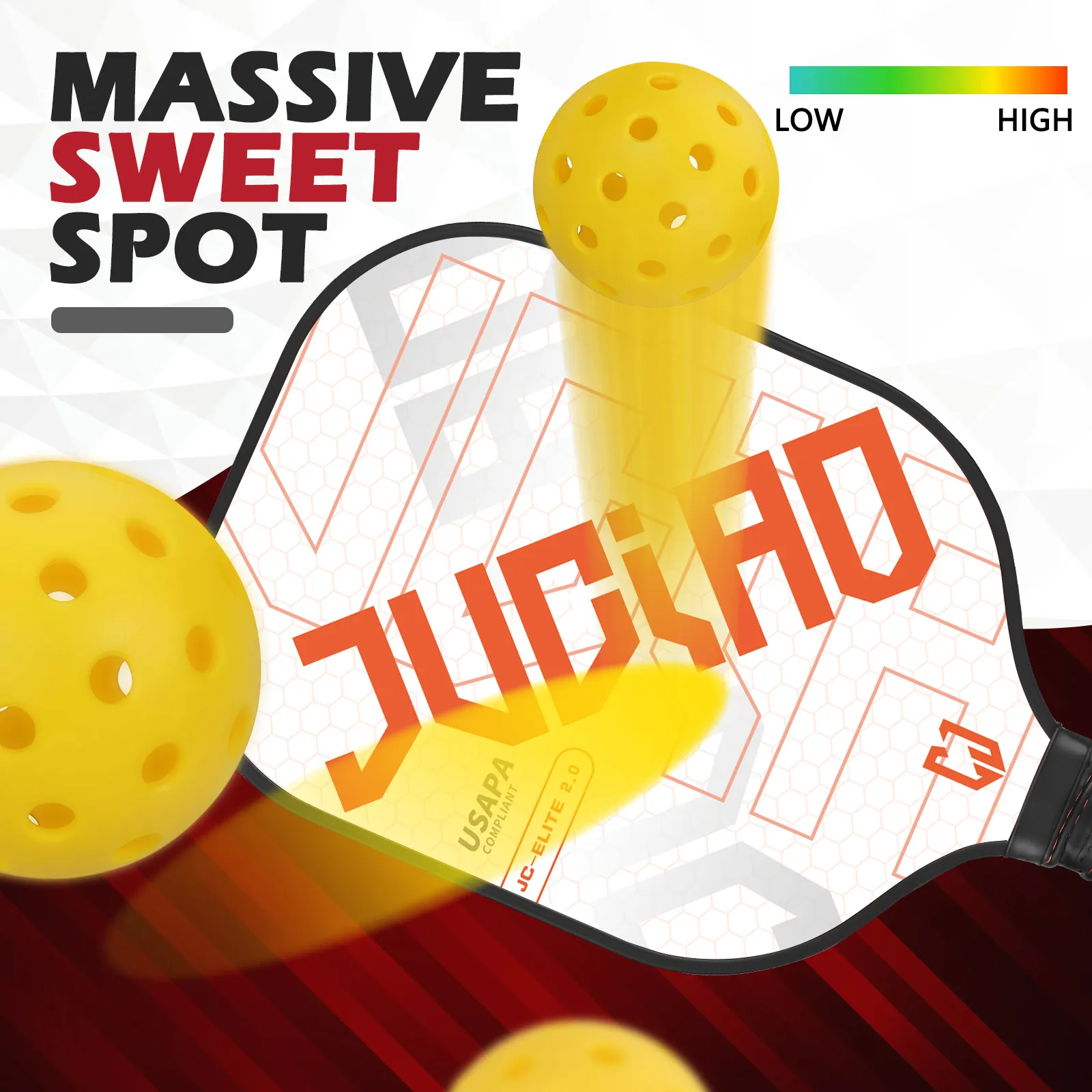 Pickleball Paddle Set - USAPA Approved Rackets, Includes 4 Balls ...