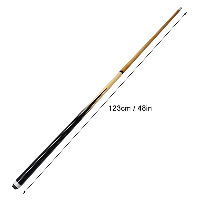 DHgate.com:1/2 Structure Wooden Pool Cue, 48 Inch Billiard House Bar ...
